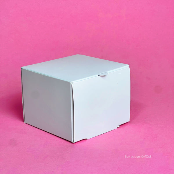 Box Peque BLANCO 10x10x8 – OLIMPACK