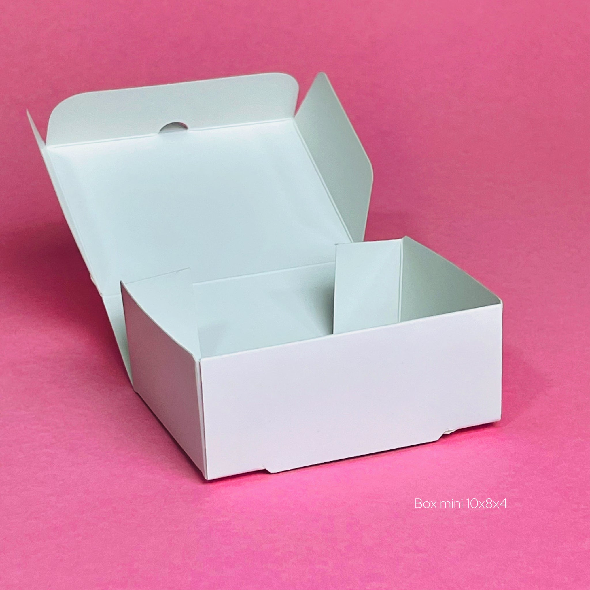Box Mini BLANCO 10x8x4 – OLIMPACK